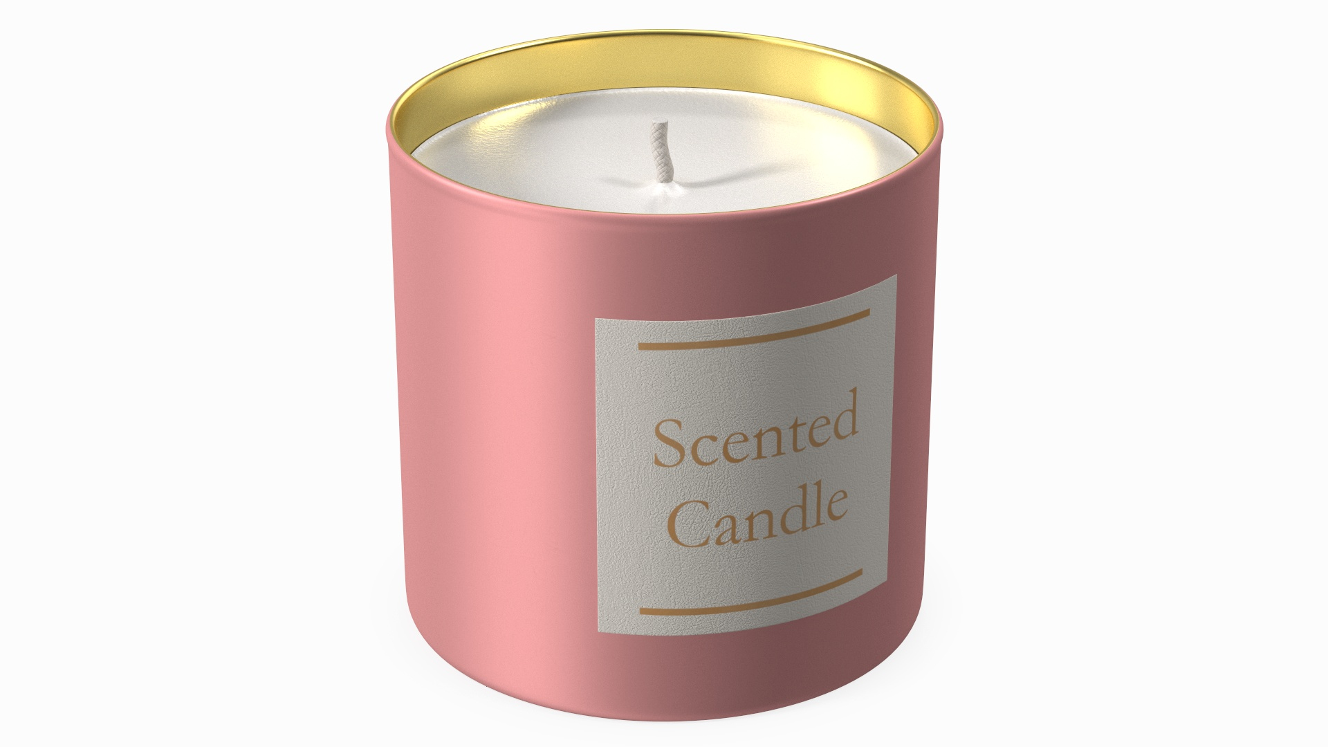 3D Scented Candle Pink - TurboSquid 2215116