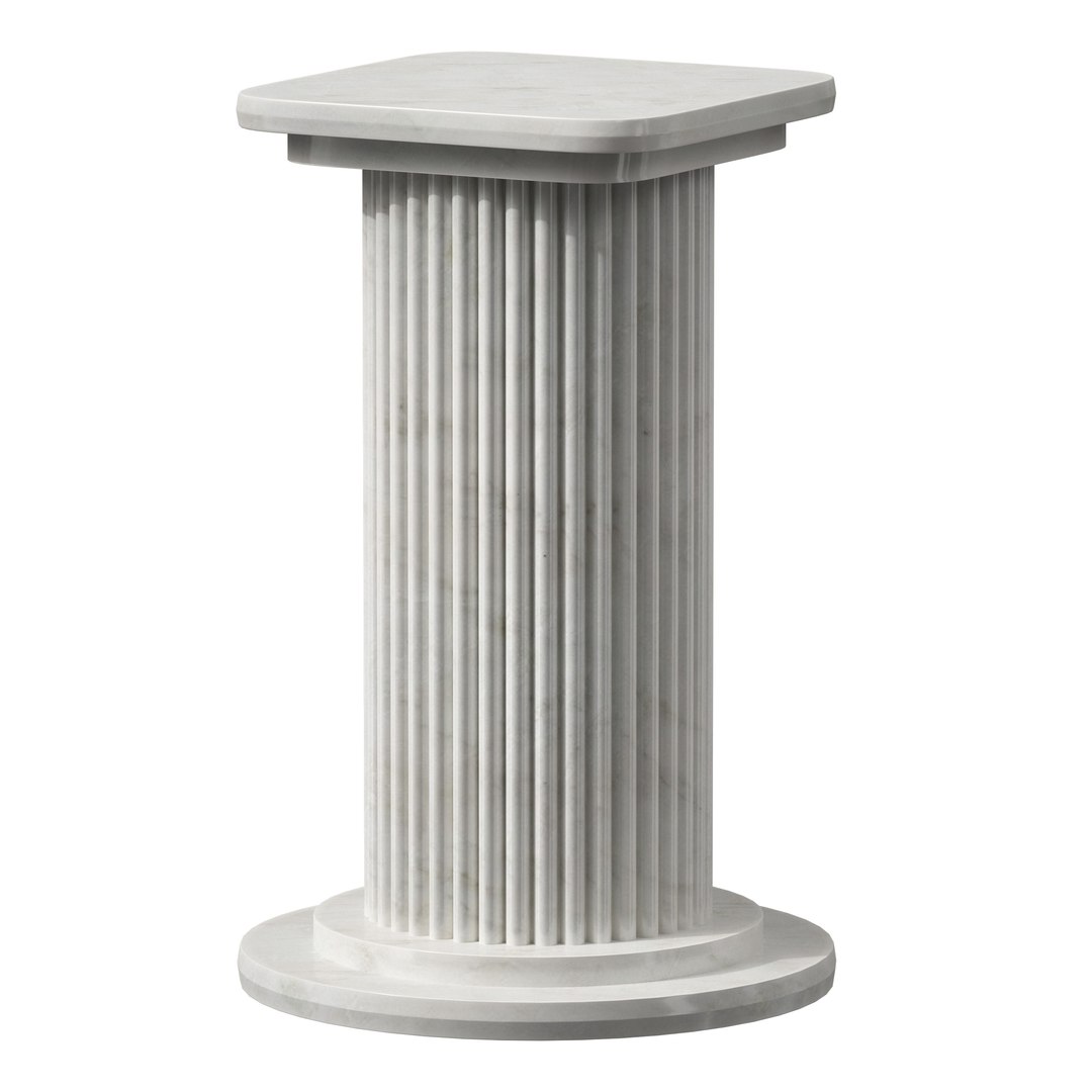 3D Marble table stand Greek column set - TurboSquid 2174131