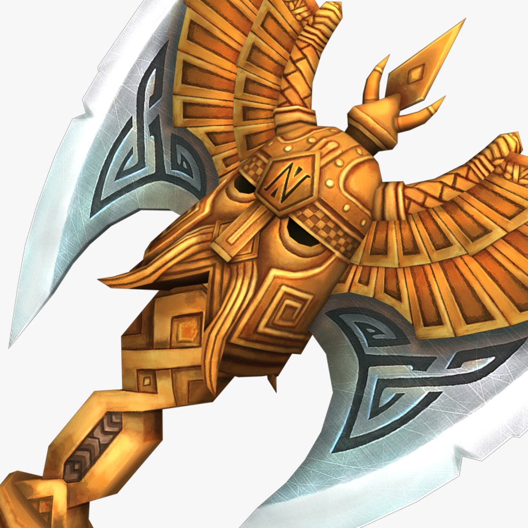 warhammer axe waraxe 3d model