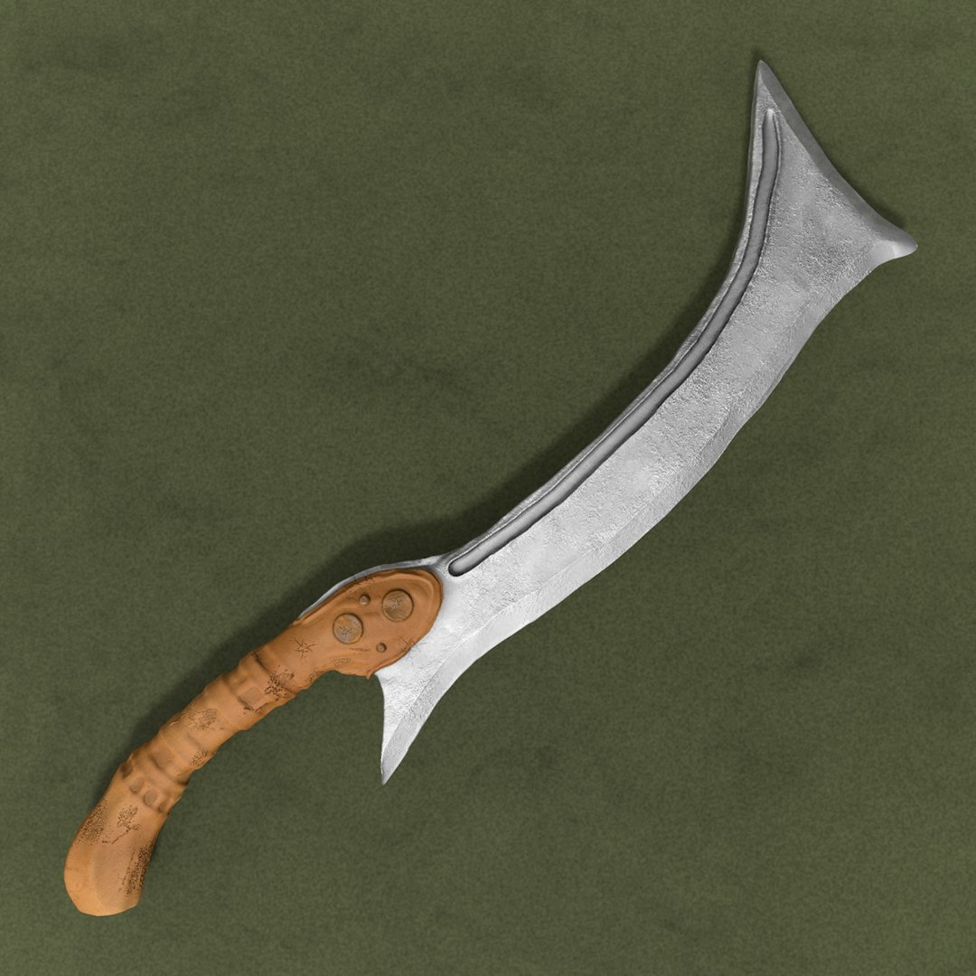 Sword Saber Fantasy 3d Model