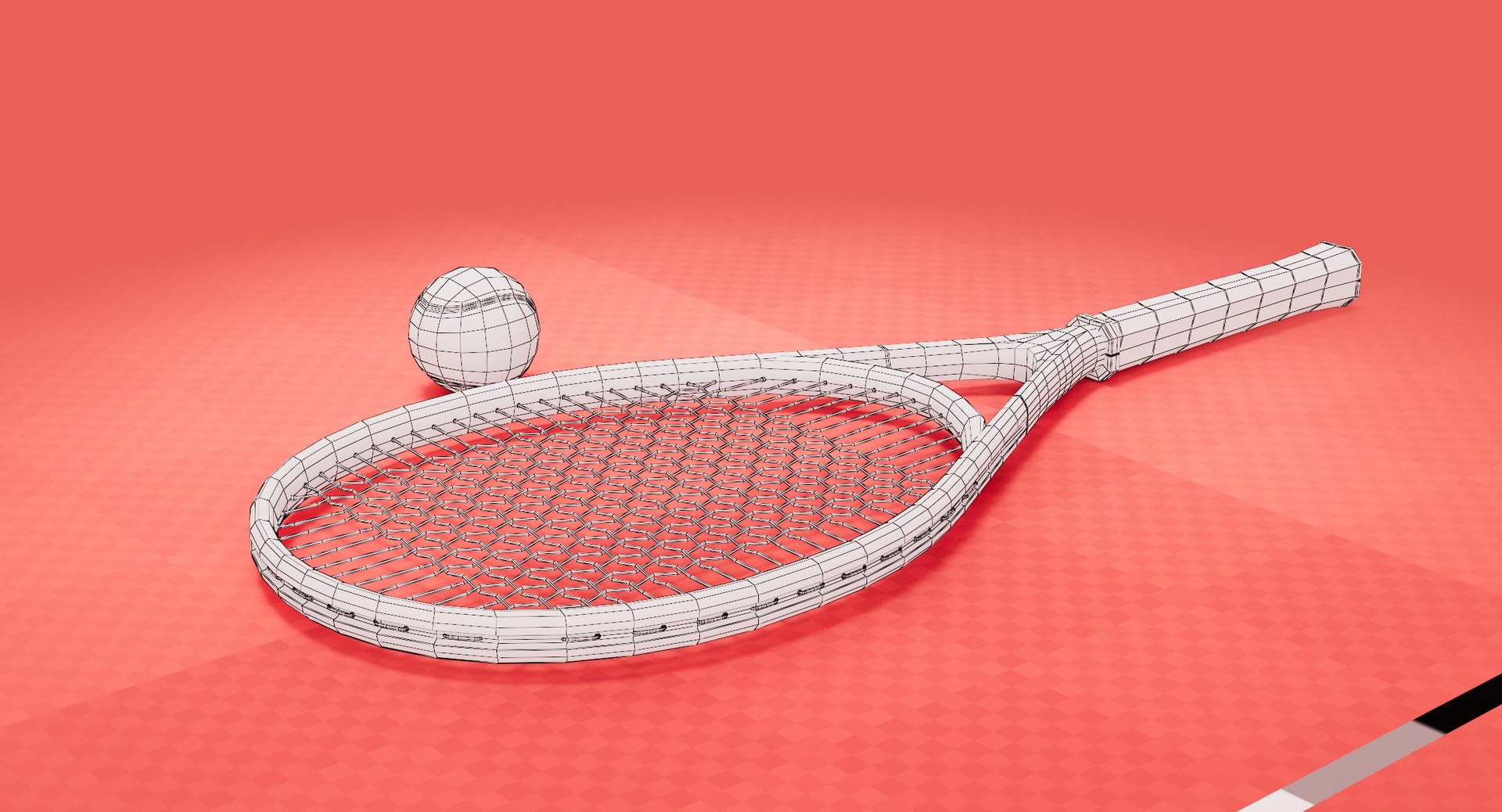 Tennis Racquet 3D Model - TurboSquid 1521765