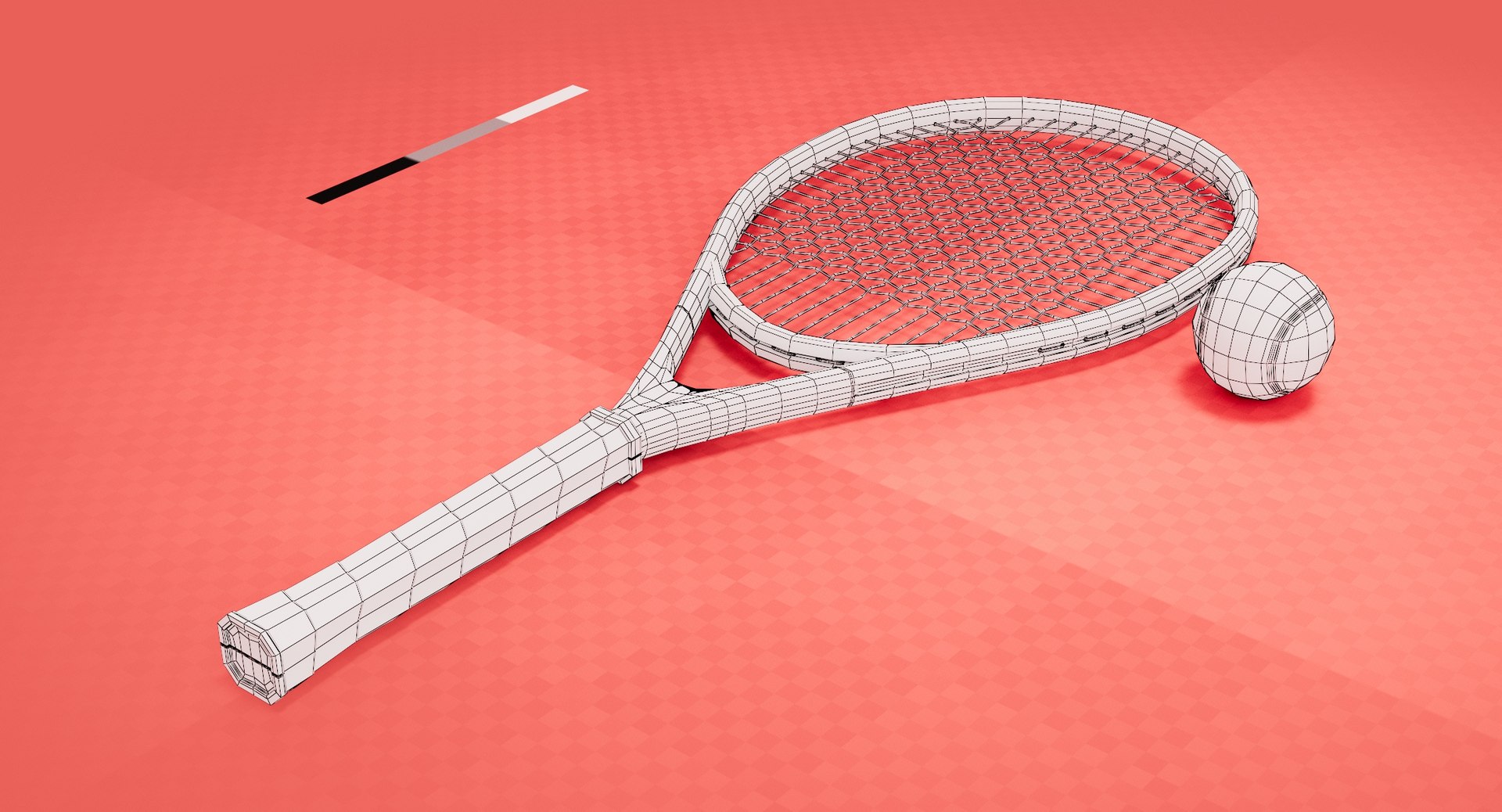 Tennis Racquet 3D Model - TurboSquid 1521765