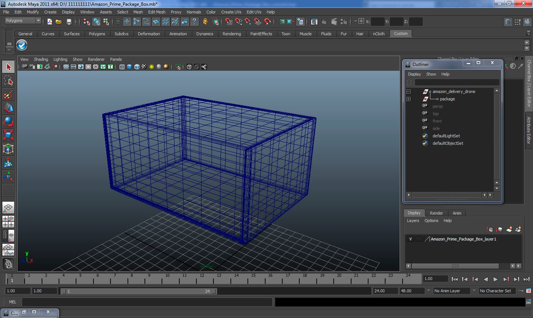 3D Amazon Prime Package Box - TurboSquid 1428904