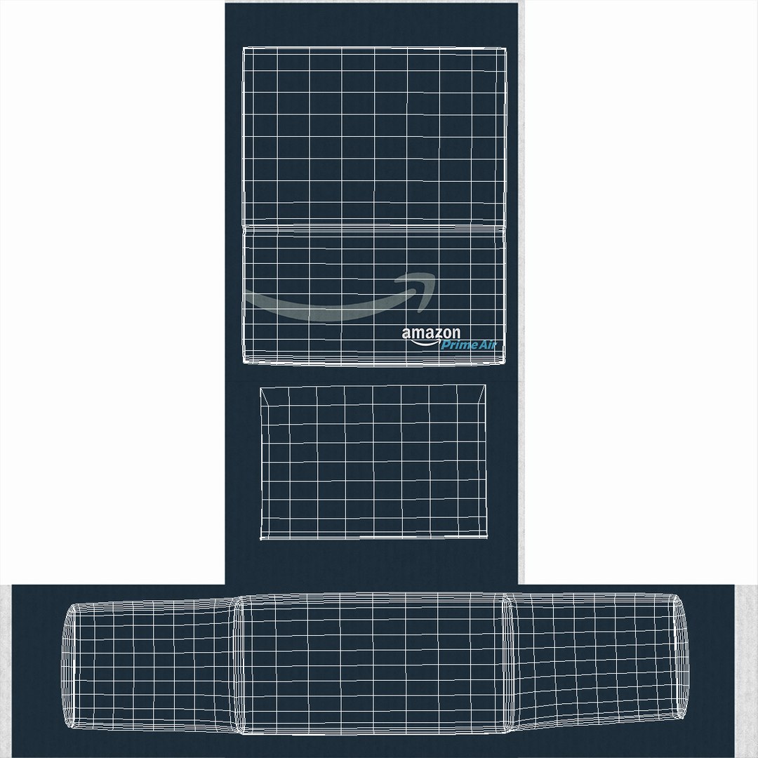 3D Amazon Prime Package Box - TurboSquid 1428904