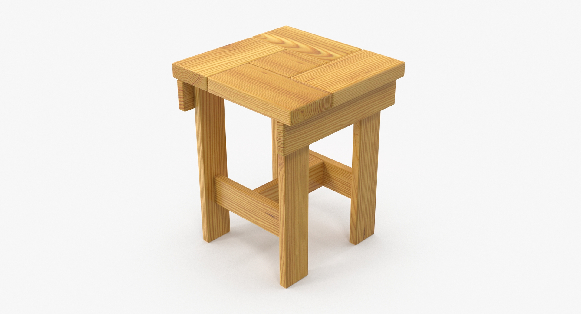 Wooden Stool Wood 3D Model - TurboSquid 1403846