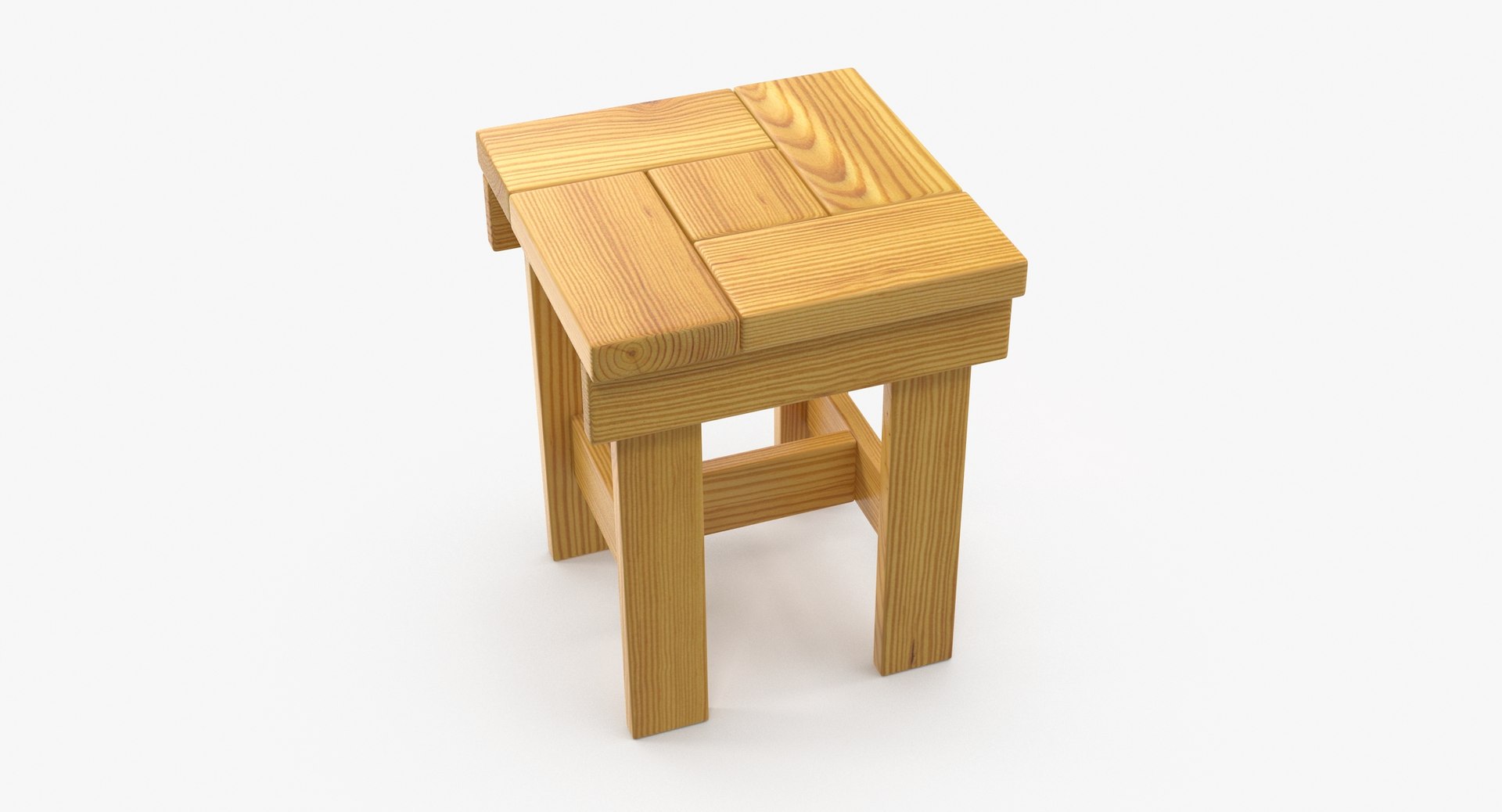Wooden Stool Wood 3D Model - TurboSquid 1403846