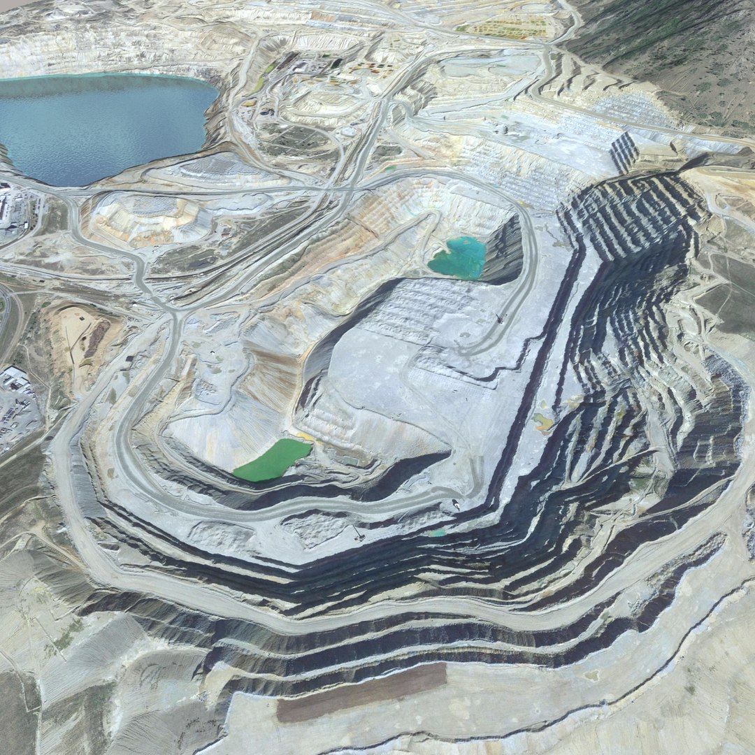 Opencast Mine Silver Bow Creek Model - TurboSquid 2090492