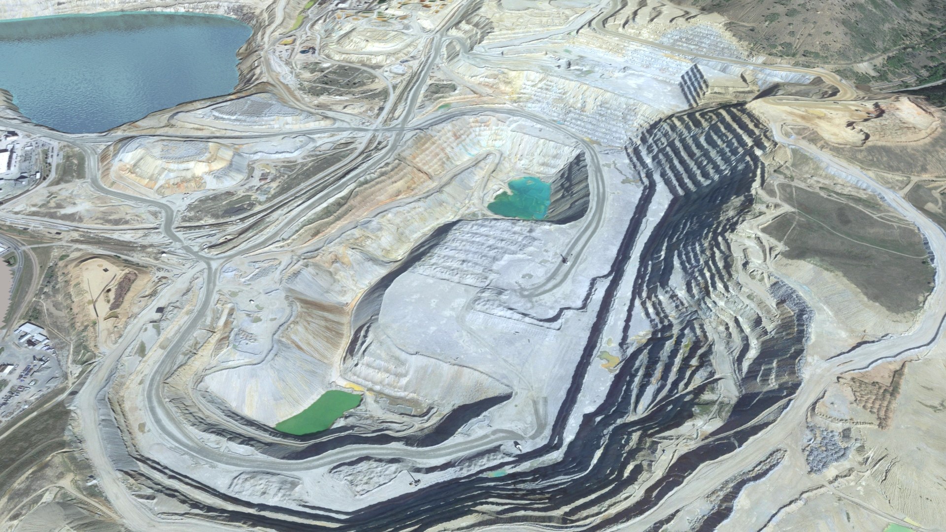 Opencast Mine Silver Bow Creek Model - TurboSquid 2090492