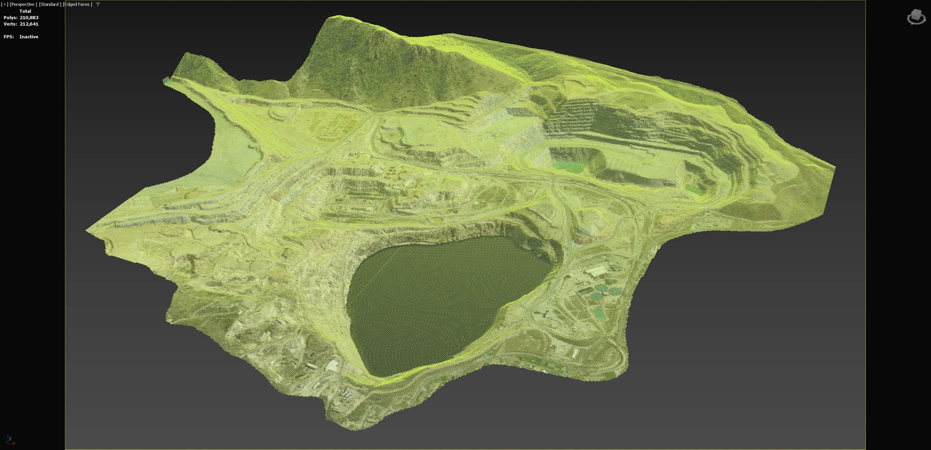 Opencast Mine Silver Bow Creek Model - TurboSquid 2090492