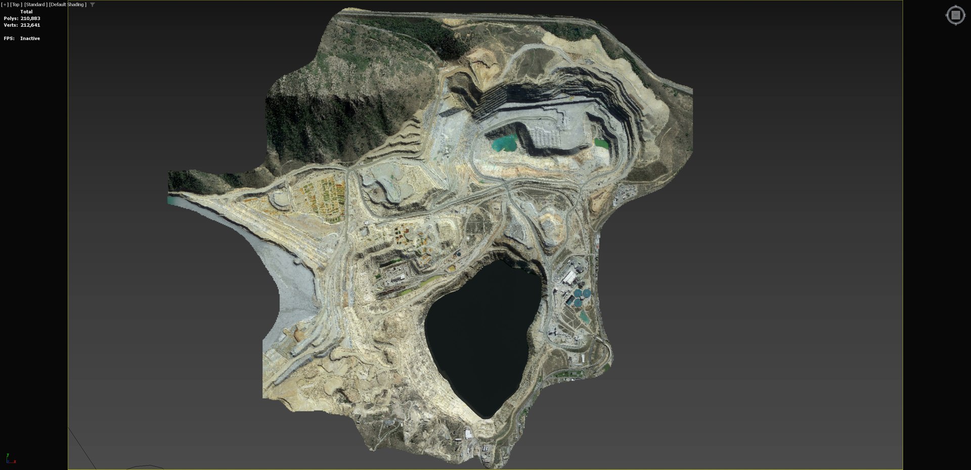 Opencast Mine Silver Bow Creek Model - TurboSquid 2090492