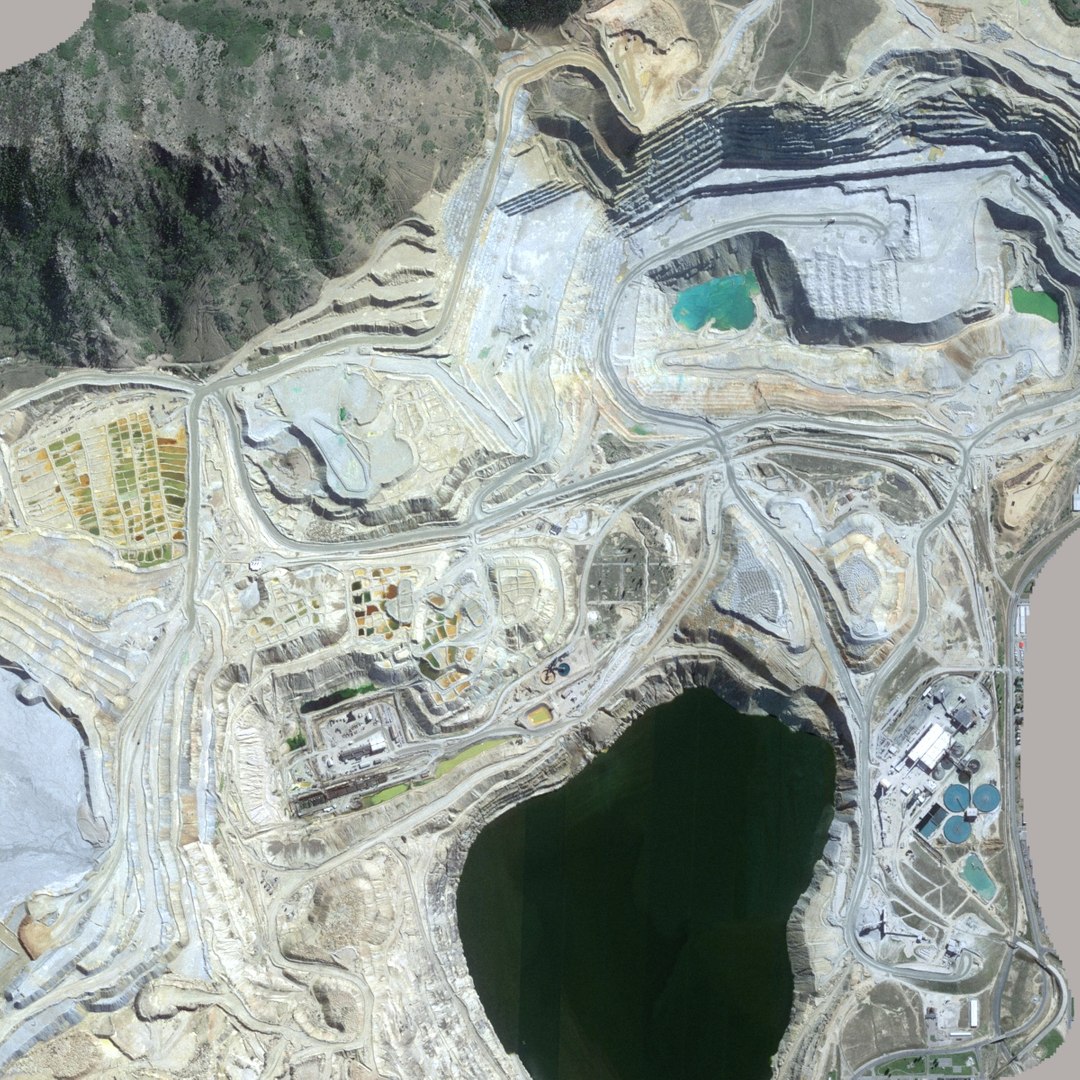 Opencast Mine Silver Bow Creek Model - TurboSquid 2090492