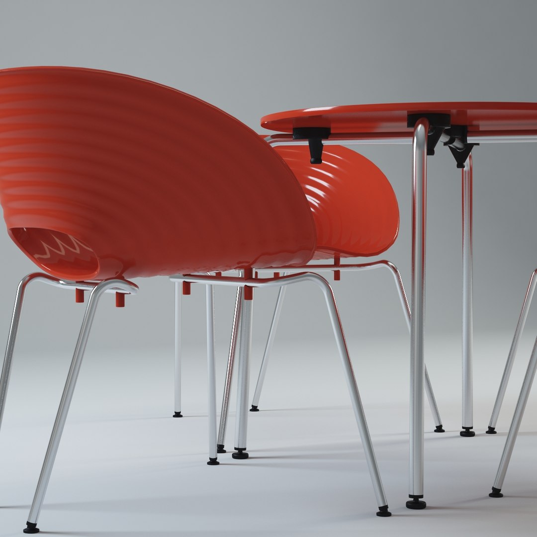 Hal Table Vac Chair 3d Model