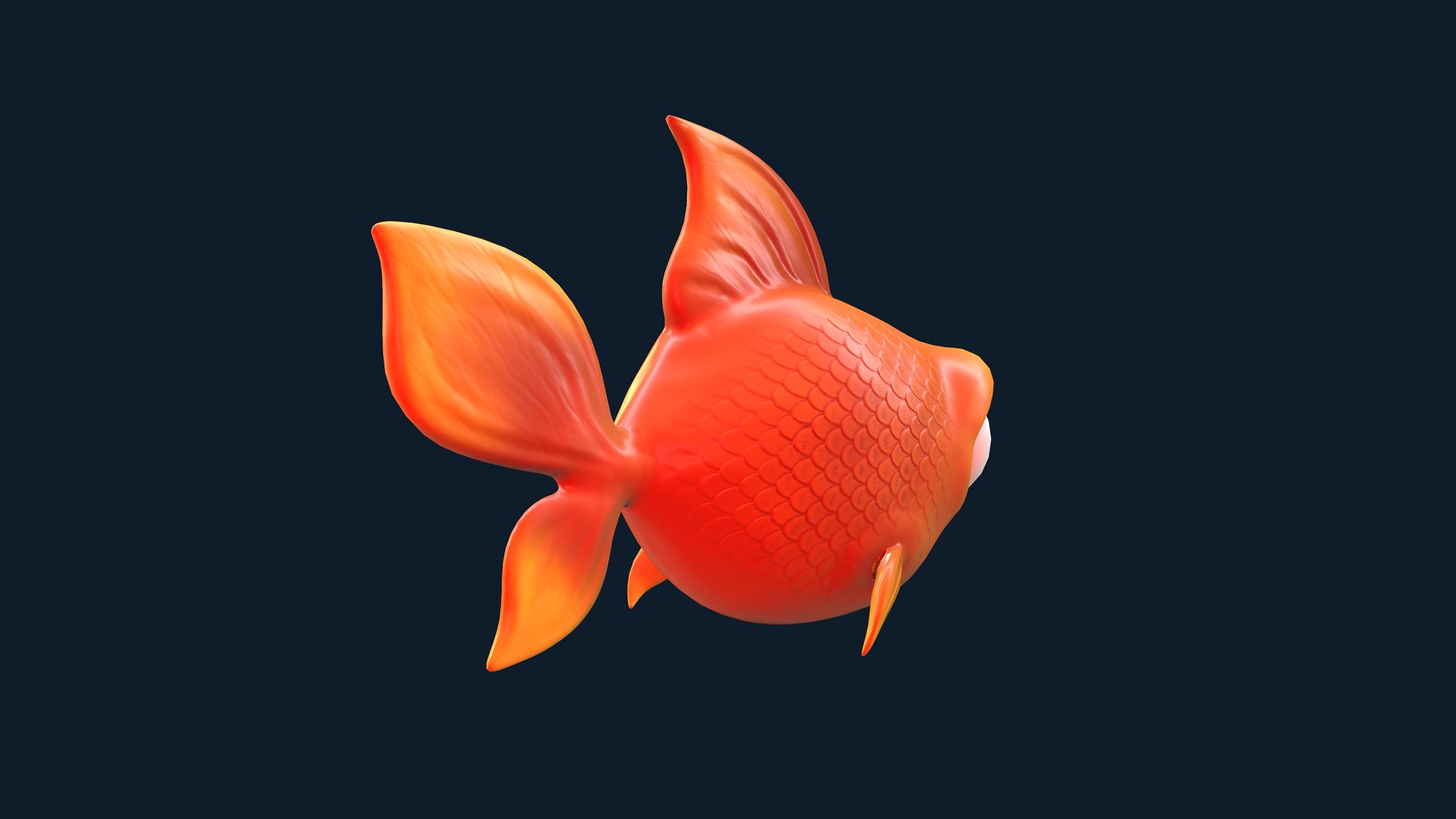 Cartoon Fish With Rig On Maya 3D Model - TurboSquid 1975205