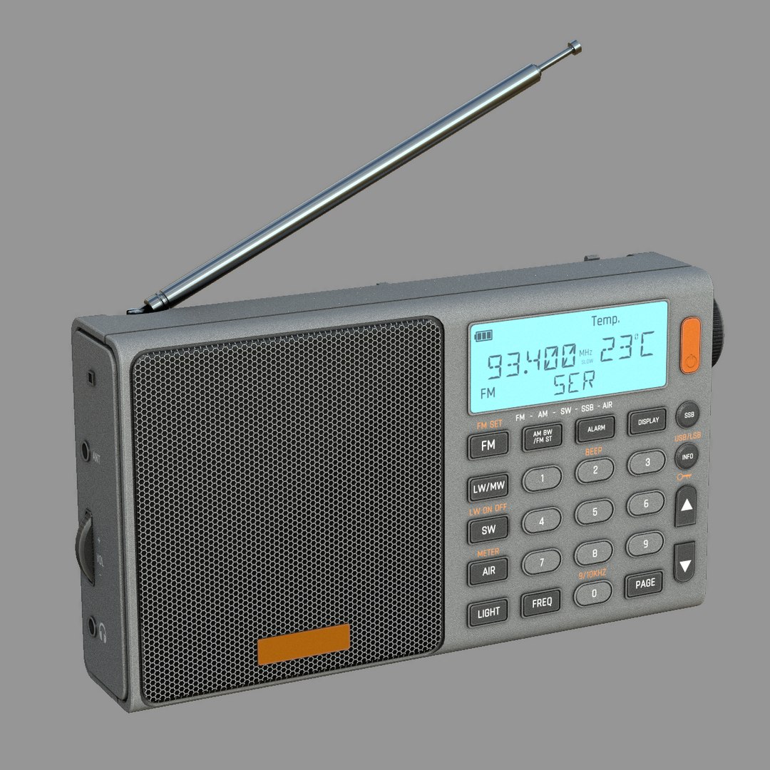 Portable Radio 3D Model - TurboSquid 2024762