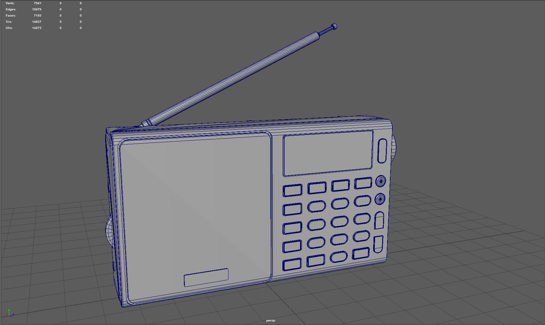 Portable Radio 3D Model - TurboSquid 2024762