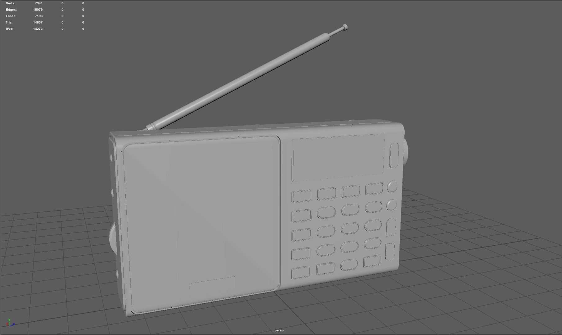 Portable Radio 3D Model - TurboSquid 2024762