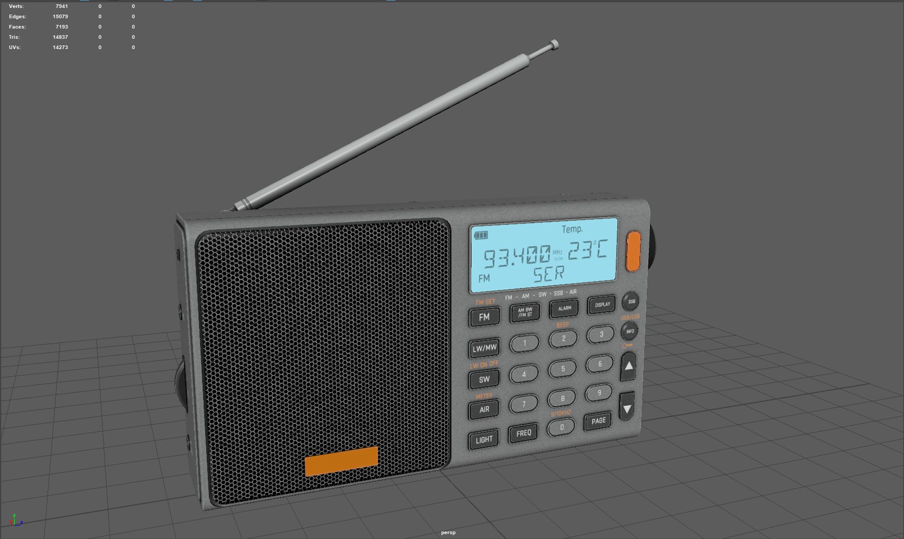 Portable Radio 3D Model - TurboSquid 2024762