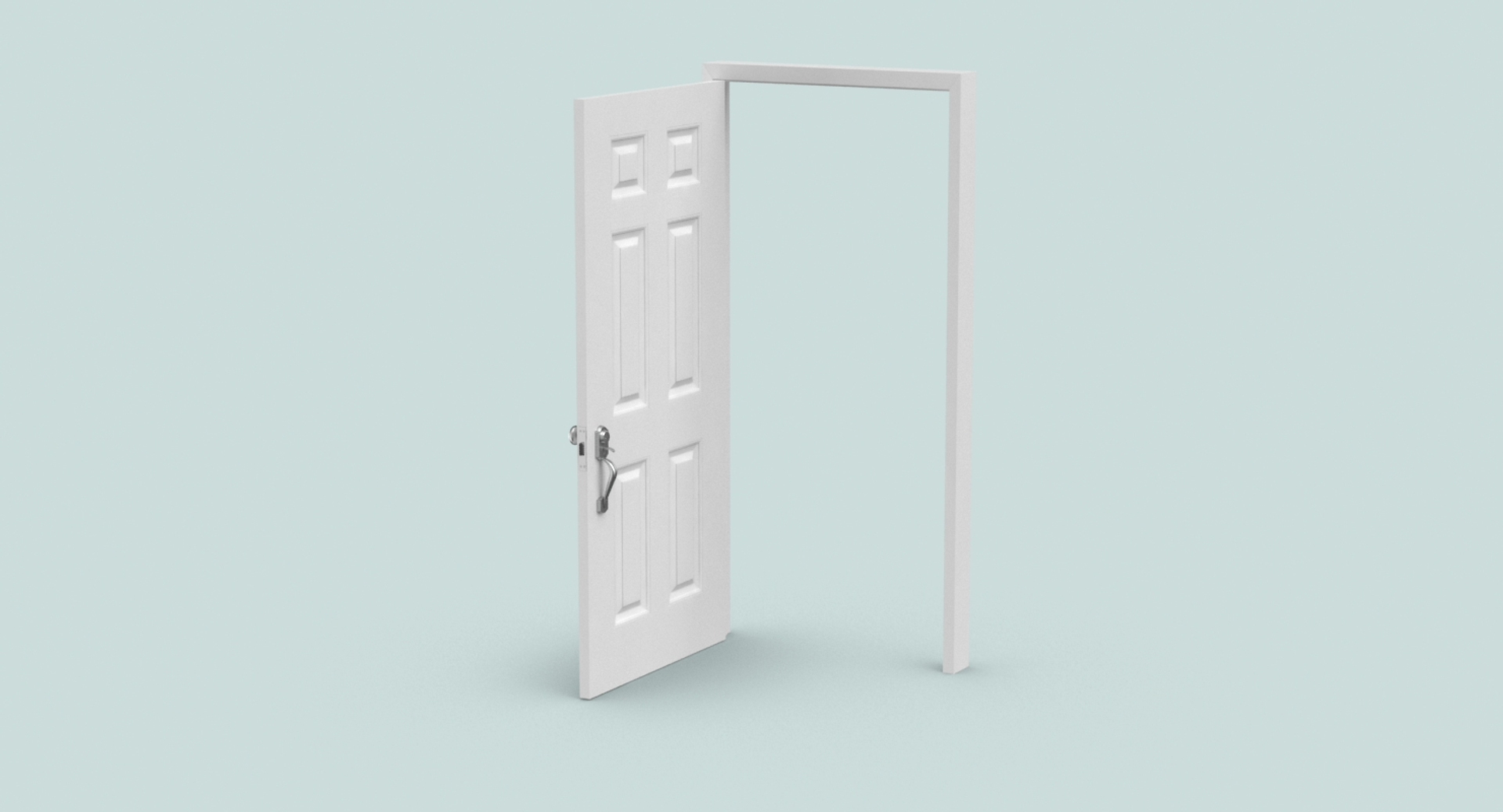 3D Model Exterior-doors---door-5-open - TurboSquid 1246436