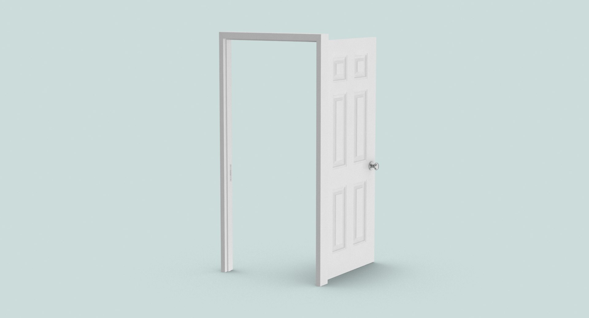 3D Model Exterior-doors---door-5-open - TurboSquid 1246436