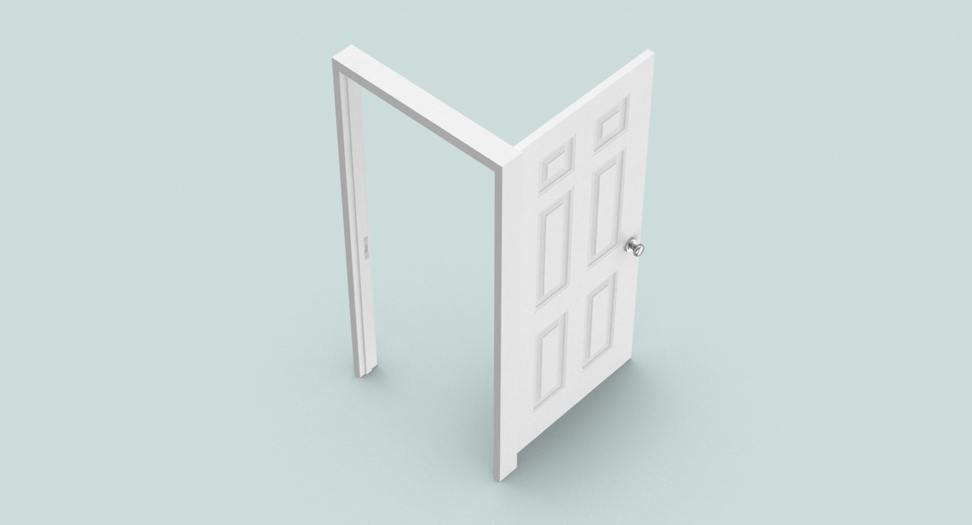 3D Model Exterior-doors---door-5-open - TurboSquid 1246436
