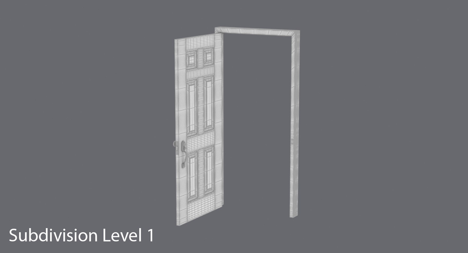 3D Model Exterior-doors---door-5-open - TurboSquid 1246436