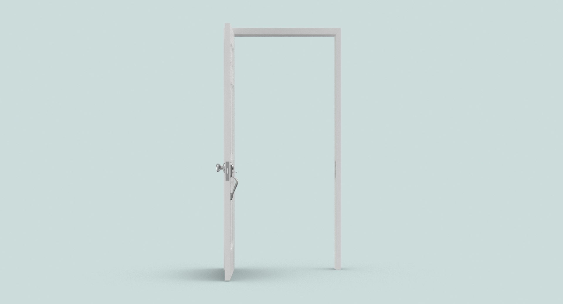 3D Model Exterior-doors---door-5-open - TurboSquid 1246436