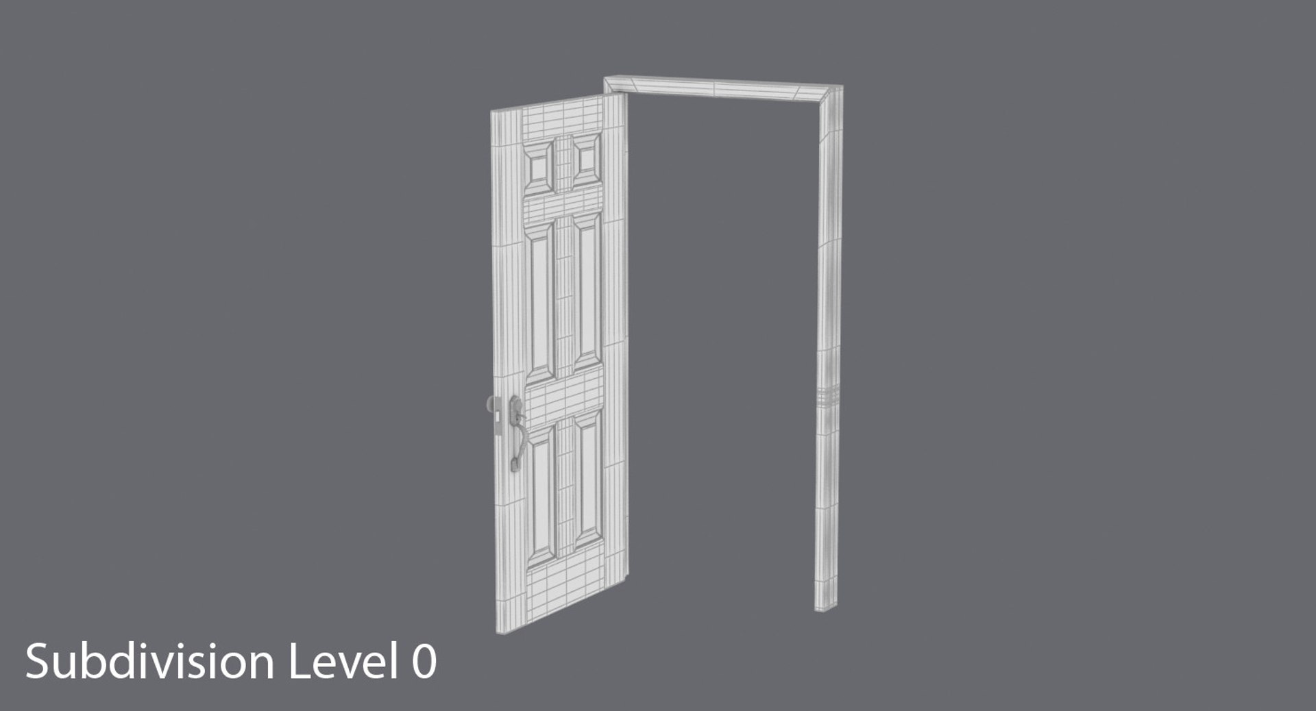 3D Model Exterior-doors---door-5-open - TurboSquid 1246436