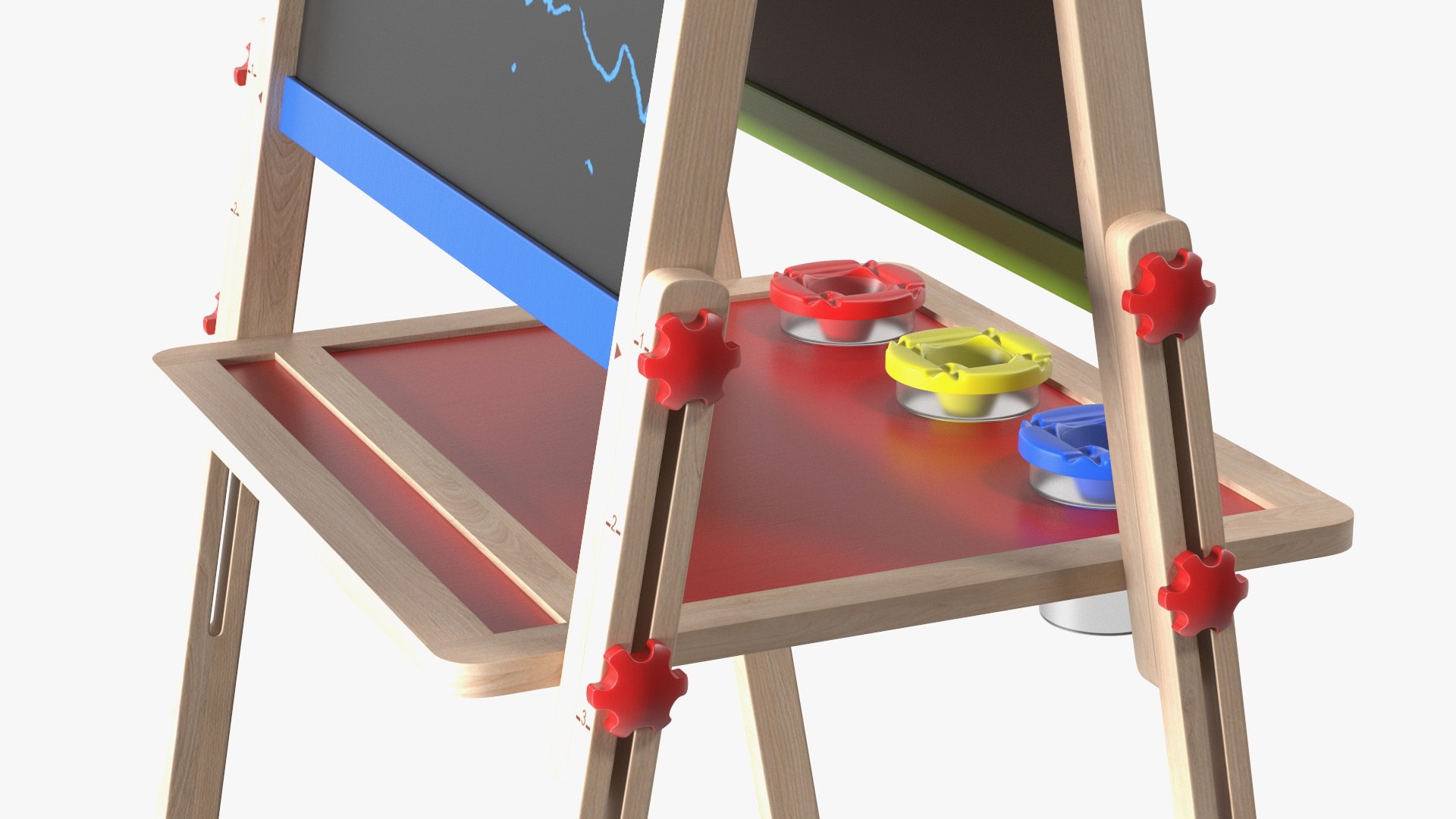 Kids Easel With Paper Roll 3D - TurboSquid 2164139