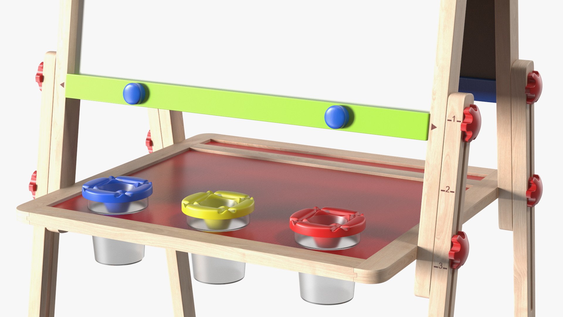 Kids Easel With Paper Roll 3D - TurboSquid 2164139