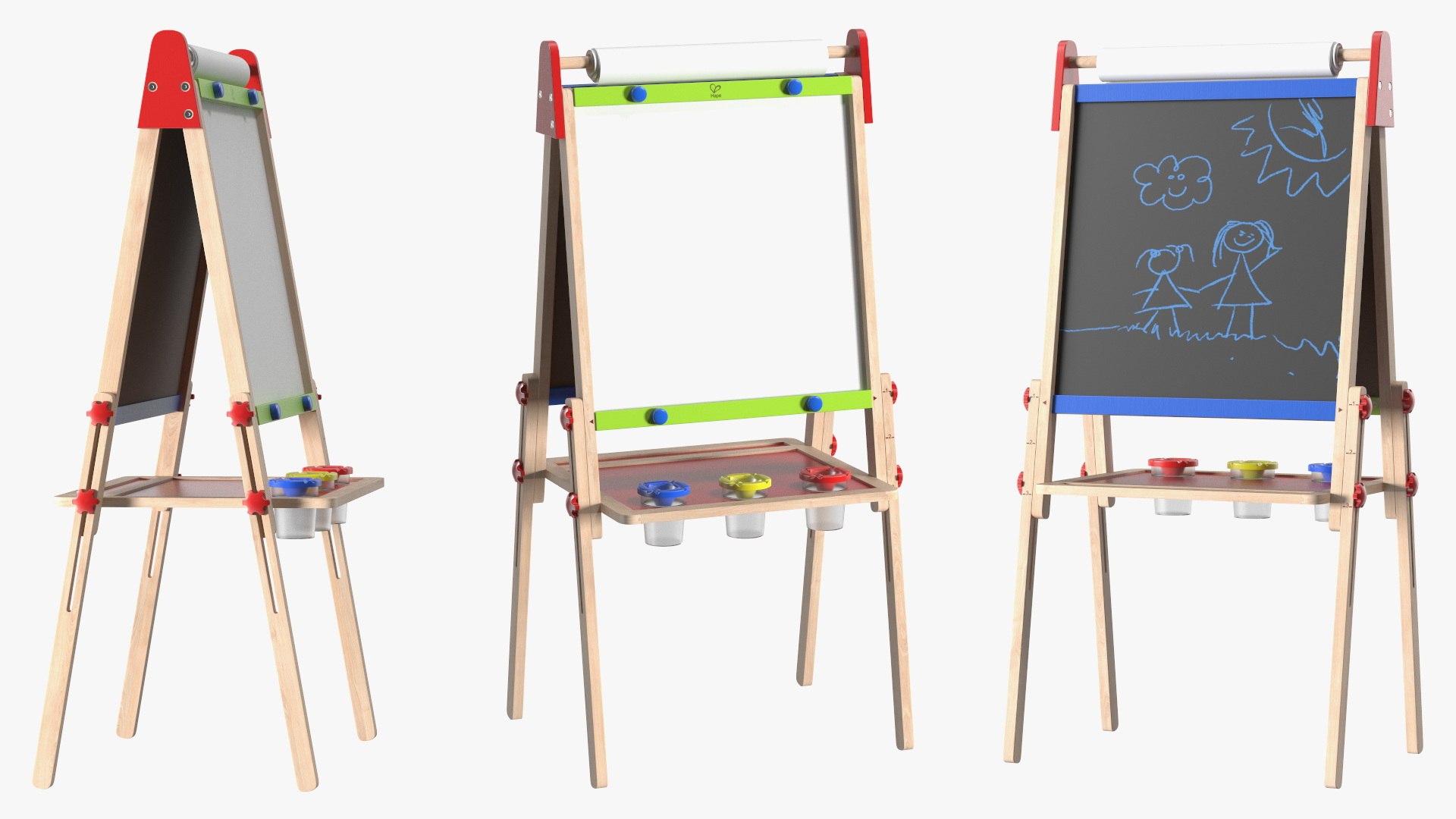 Kids Easel With Paper Roll 3D - TurboSquid 2164139