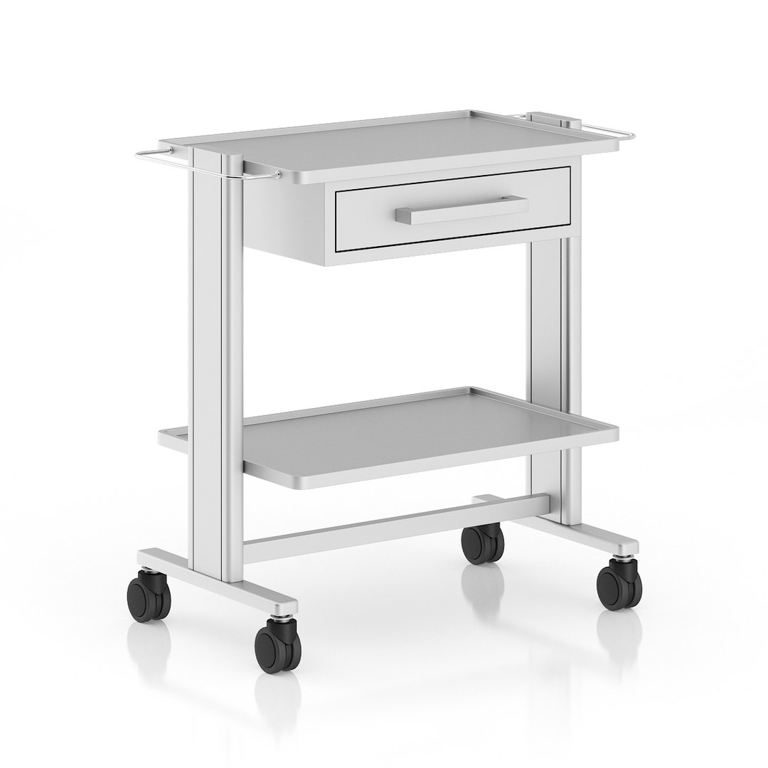 obj metal hospital table