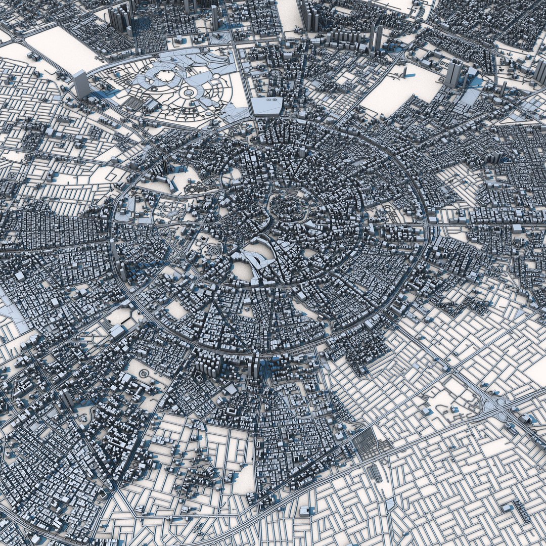 Erbil City Iraqi Kurdistan 3D - TurboSquid 2309469