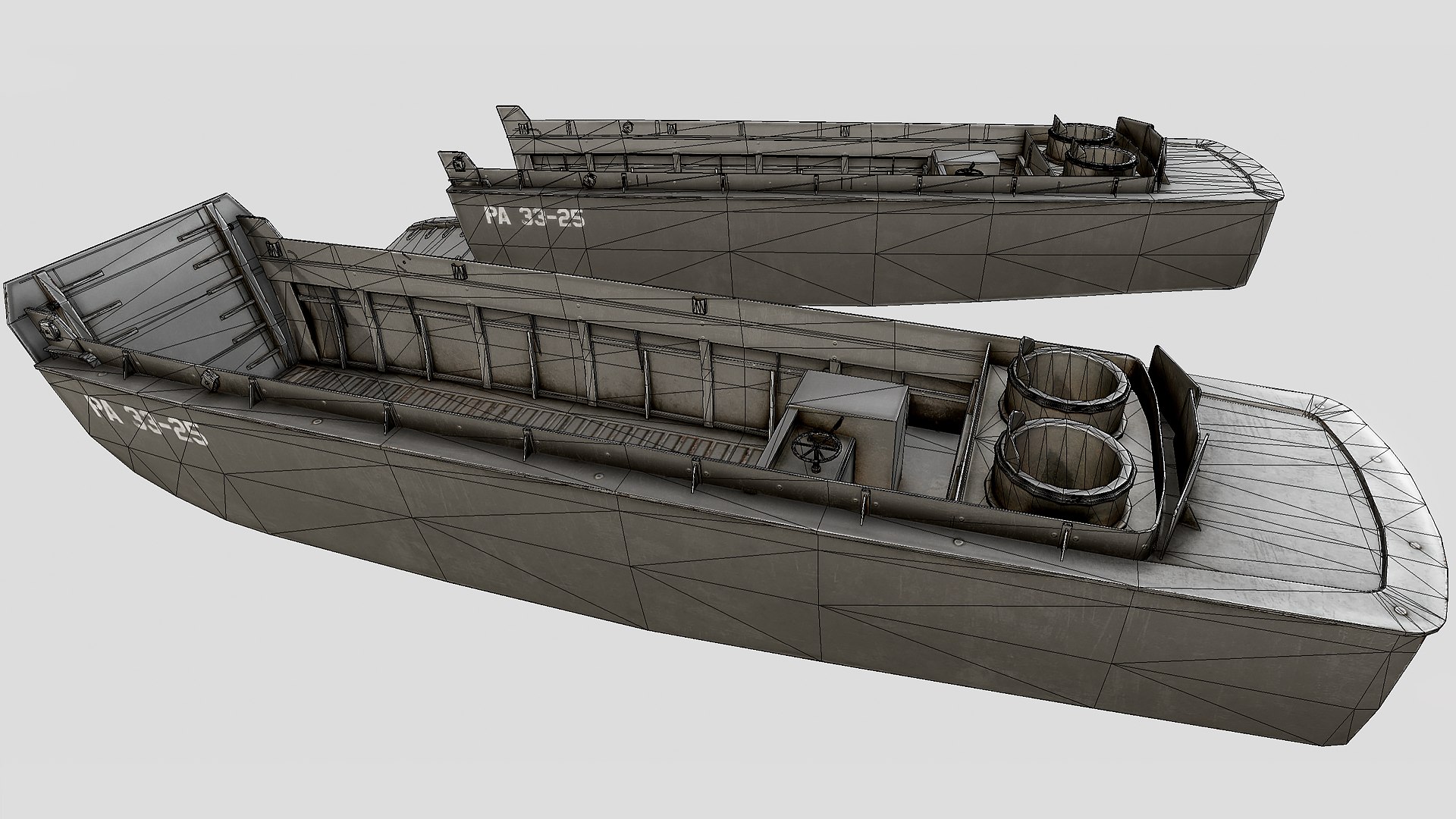 Lcvp Landing Craft Pbr Model - TurboSquid 1372446