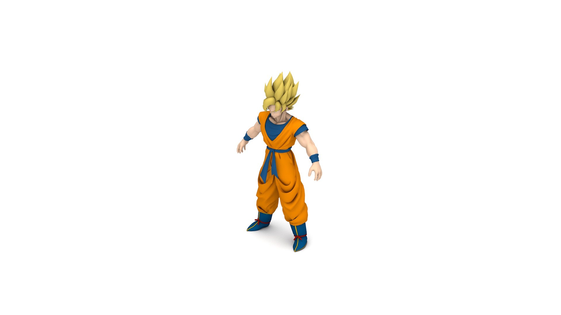 DBZ Character V3 3D Model - TurboSquid 2366850
