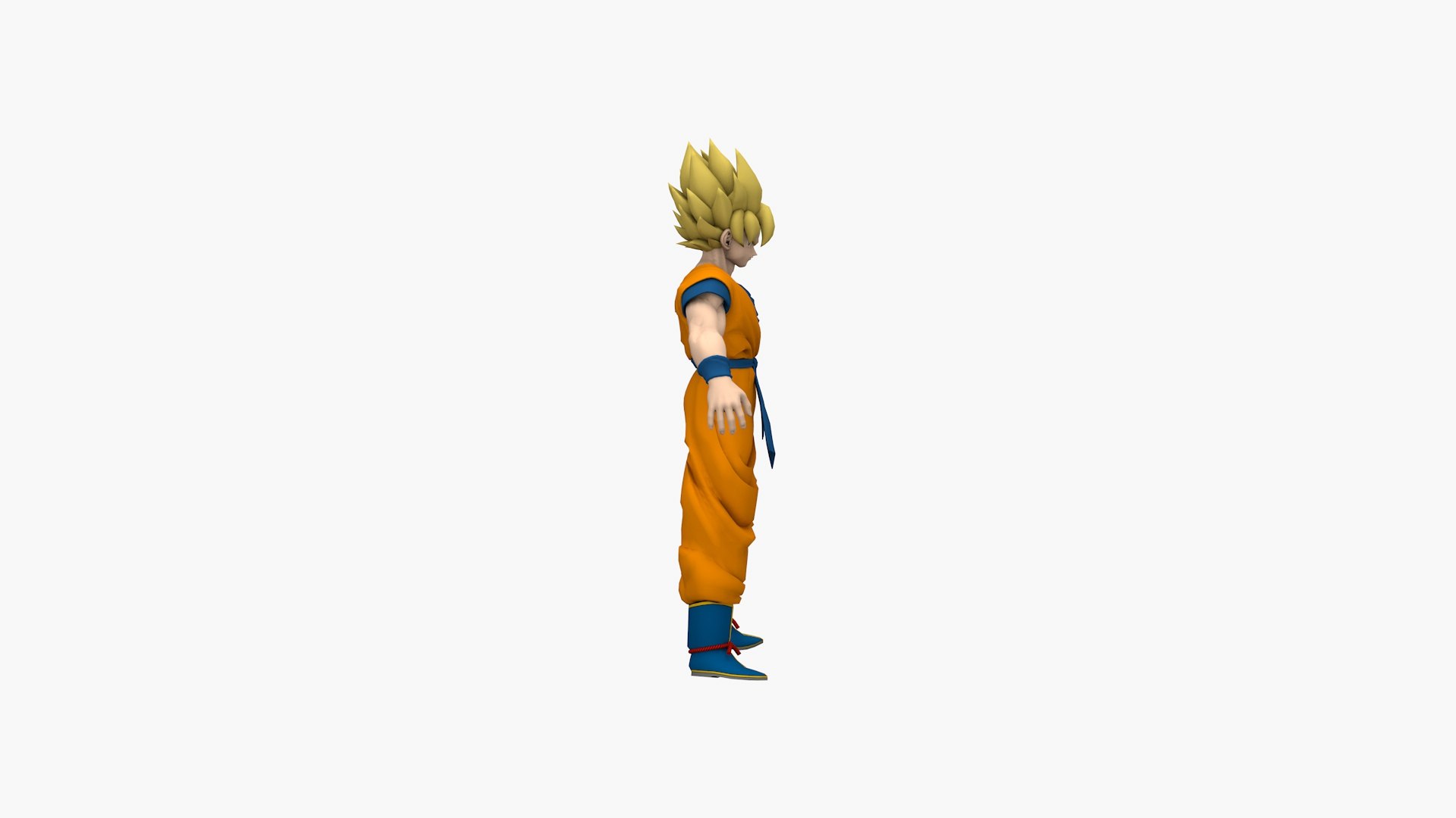 DBZ Character V3 3D Model - TurboSquid 2366850