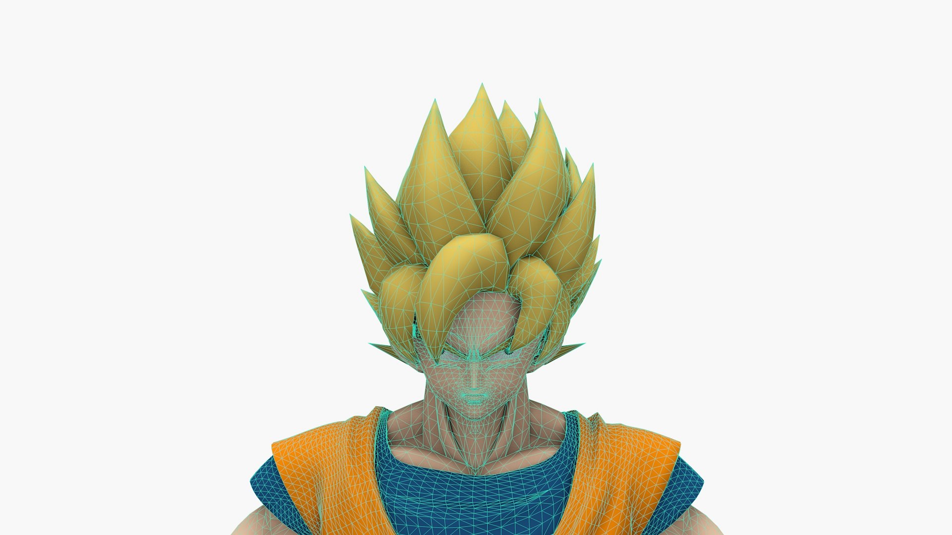 DBZ Character V3 3D Model - TurboSquid 2366850