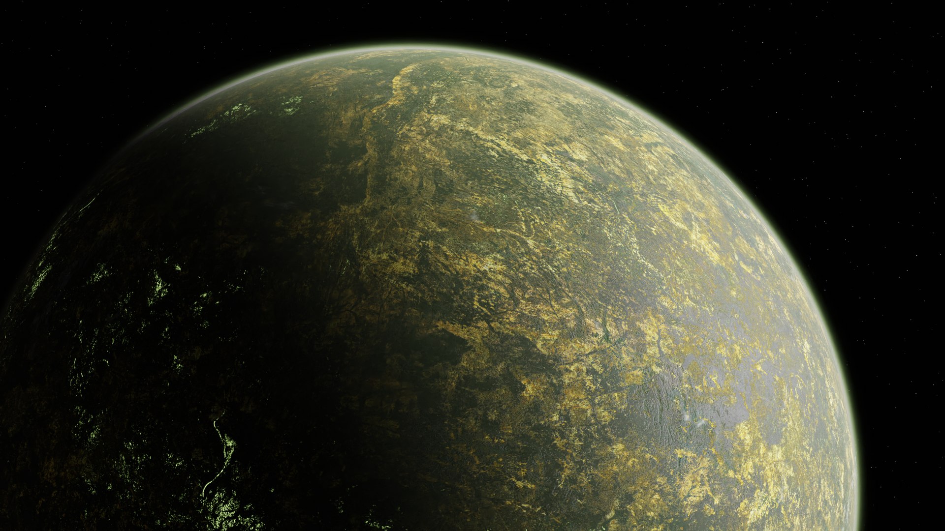 3D 8K Alien Radioactive Planet 10 - TurboSquid 1930985
