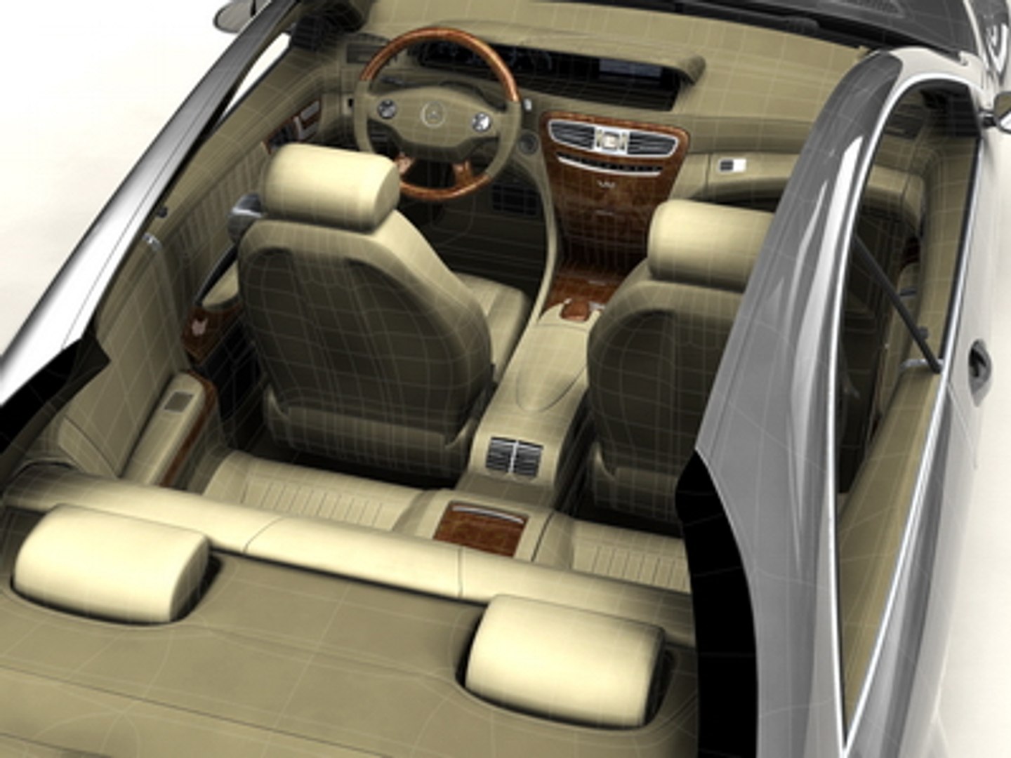 3d Mercedes Cl Class Interior