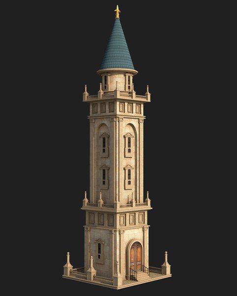 Ancient Tower v16 3D model - TurboSquid 1877186