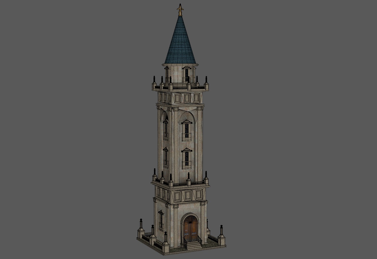 Ancient Tower V16 3D Model - TurboSquid 1877186