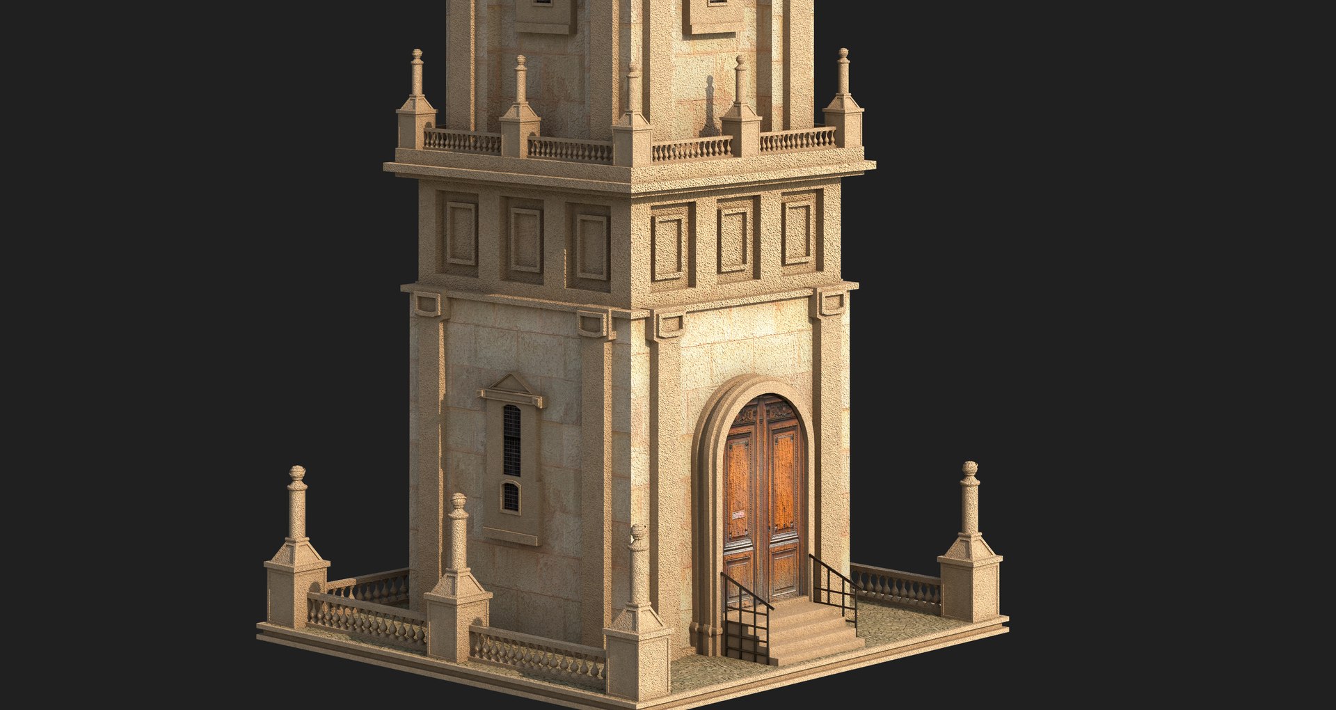 Ancient Tower V16 3D Model - TurboSquid 1877186