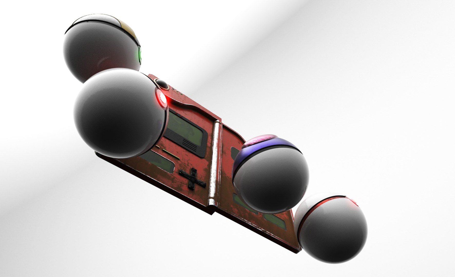 Pokedex Pokeball Ball 3D - TurboSquid 1678611