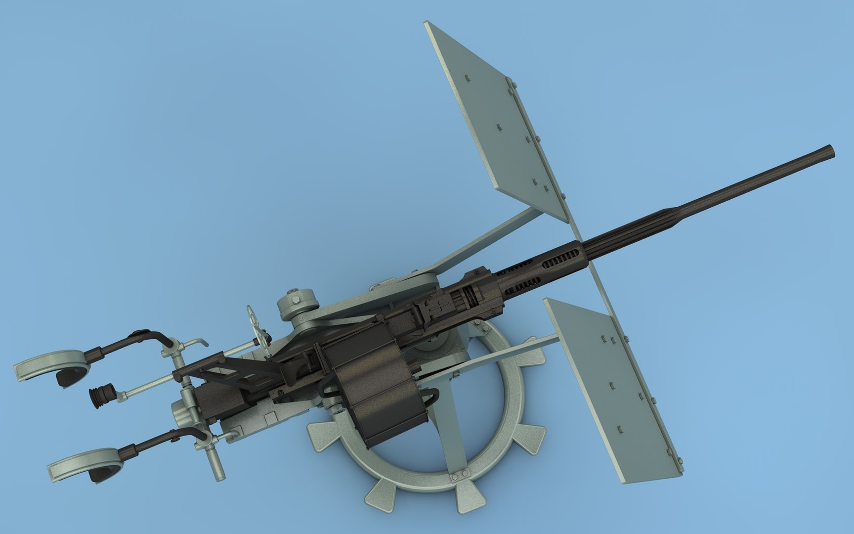 3d 20mm Oerlikon Model