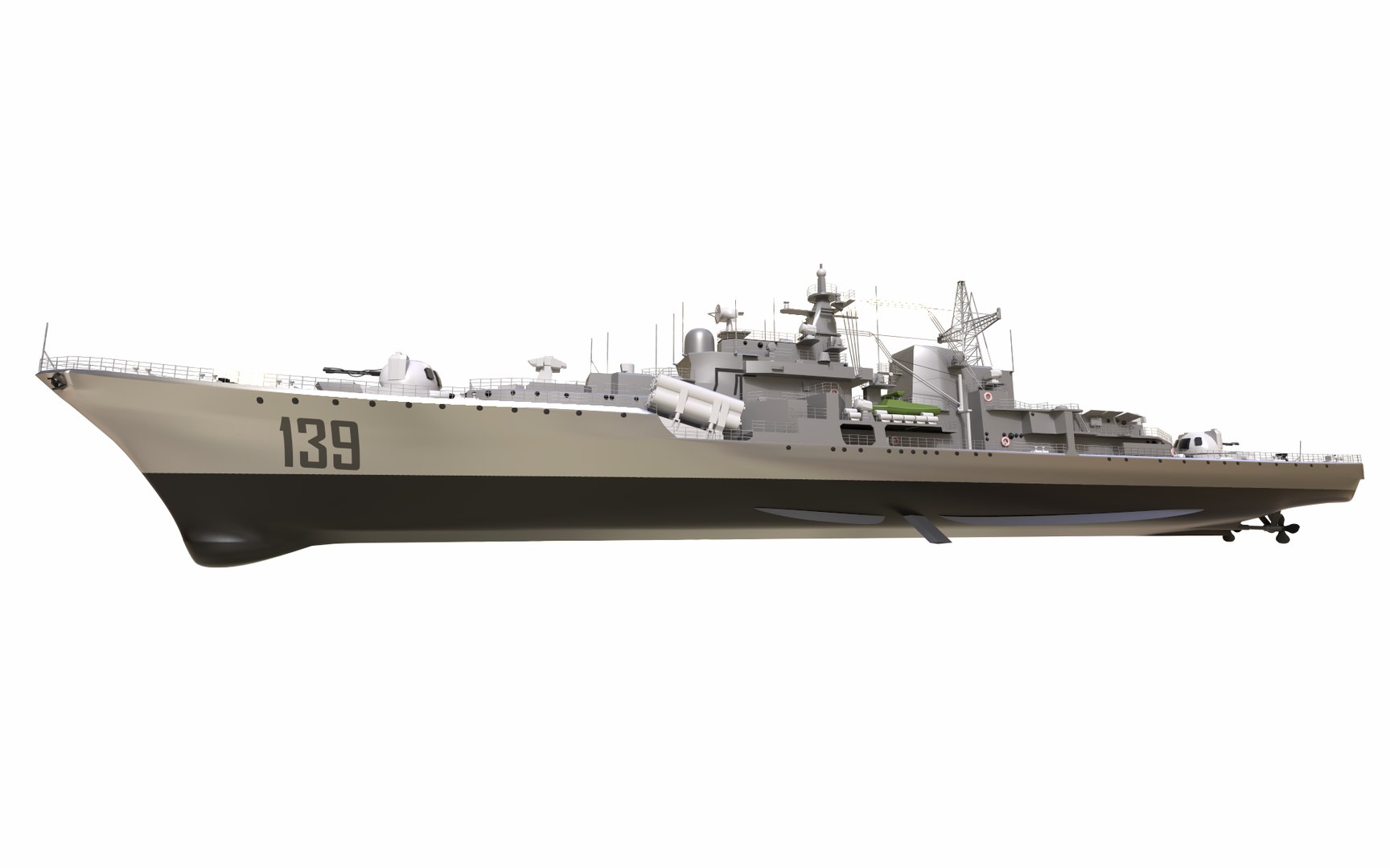 3D DDG HangZhou Class Model - TurboSquid 2492822