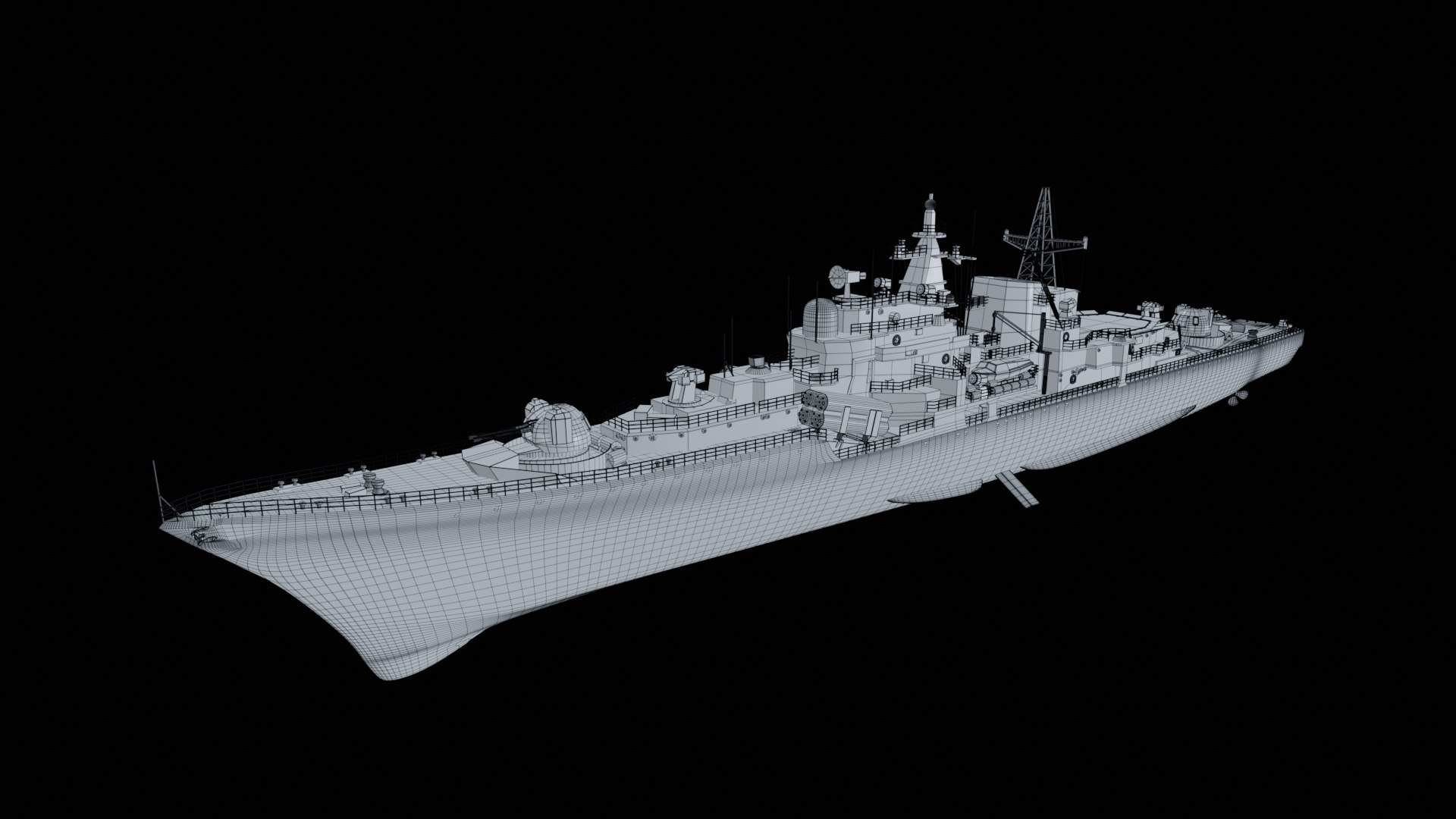 3D DDG HangZhou Class Model - TurboSquid 2492822