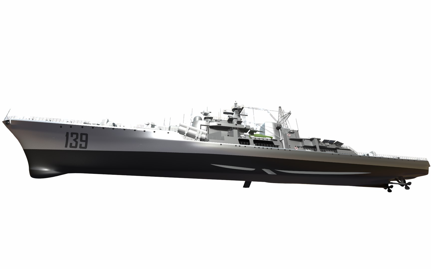 3D DDG HangZhou Class Model - TurboSquid 2492822
