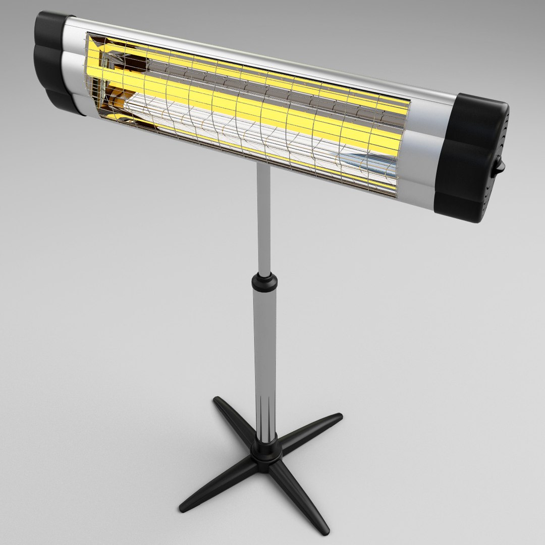 3d Model Ufo Infrared Heater