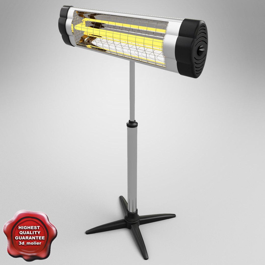 3d Model Ufo Infrared Heater