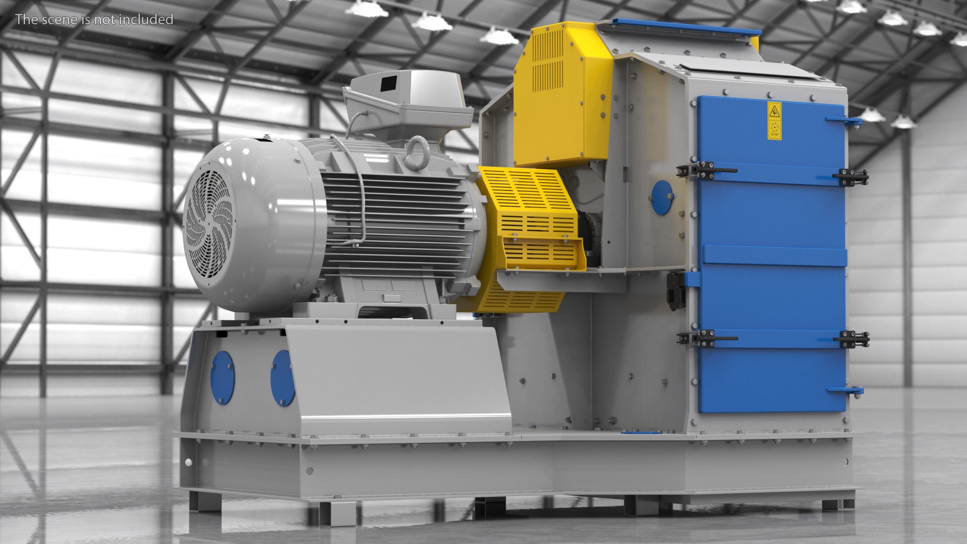 3D Model High Speed Hammer Mill - TurboSquid 1985983