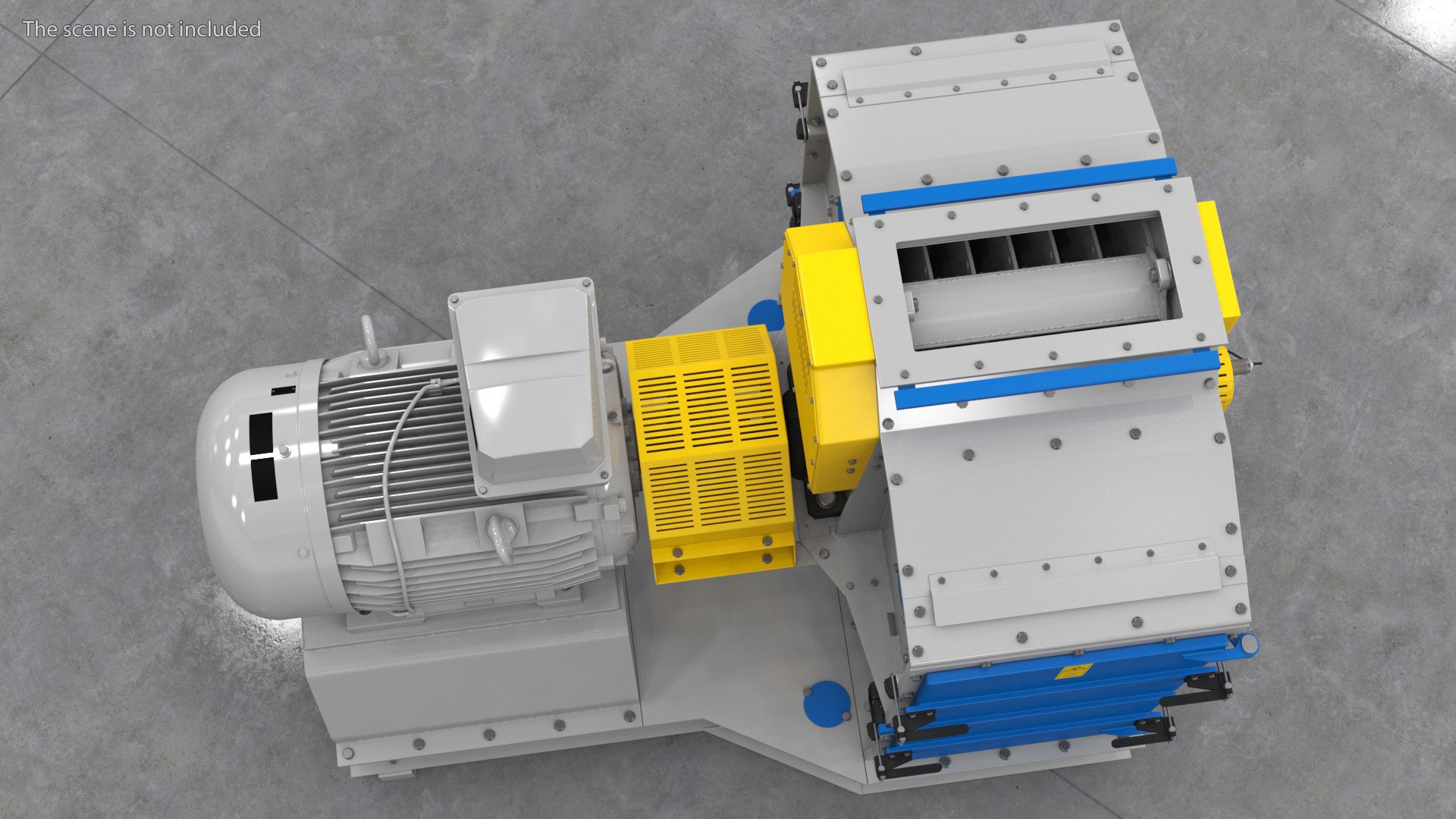 3D Model High Speed Hammer Mill - TurboSquid 1985983